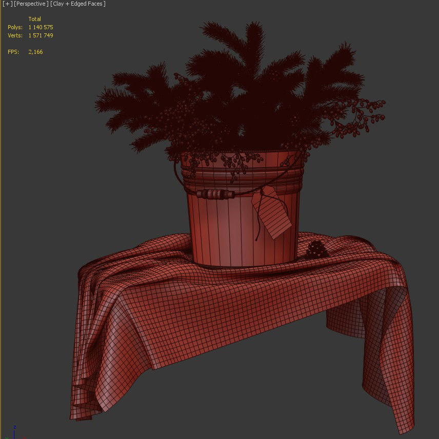 New Year decor 3D model | CGTrader