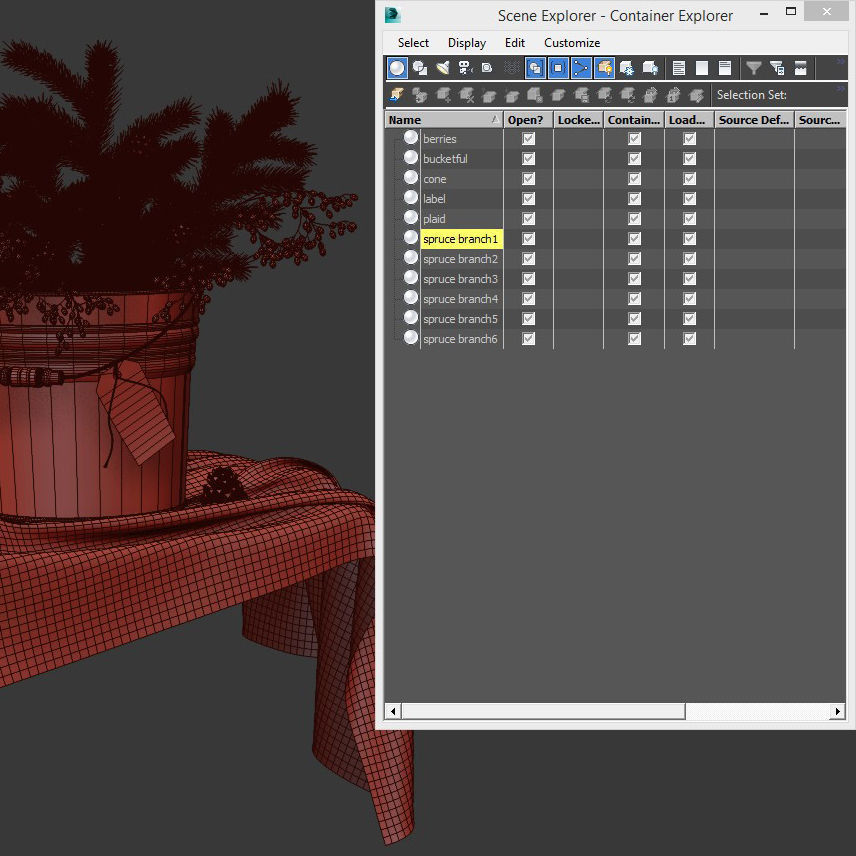 New Year decor 3D model | CGTrader