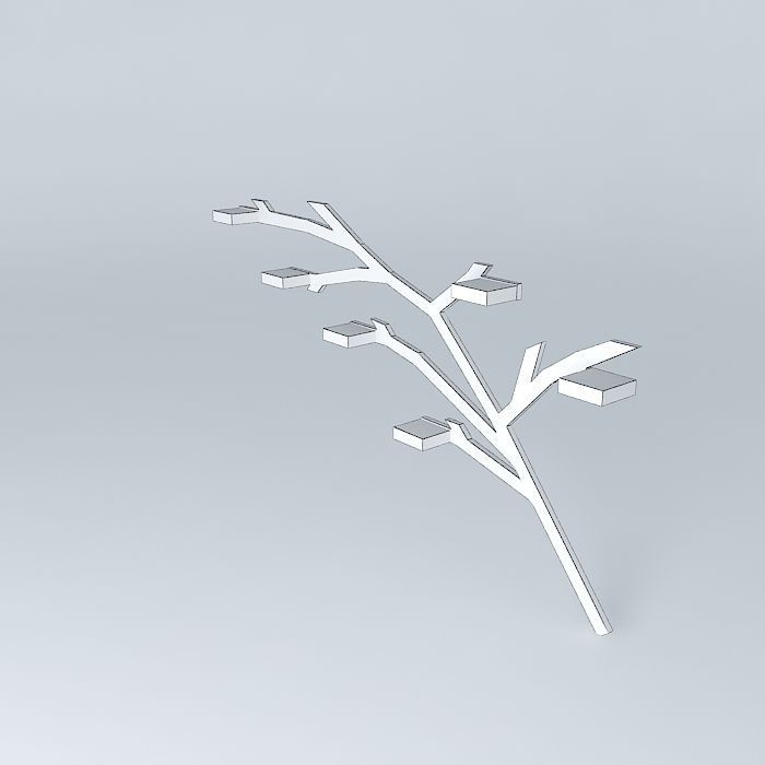 tree branch final1 free 3D model | CGTrader