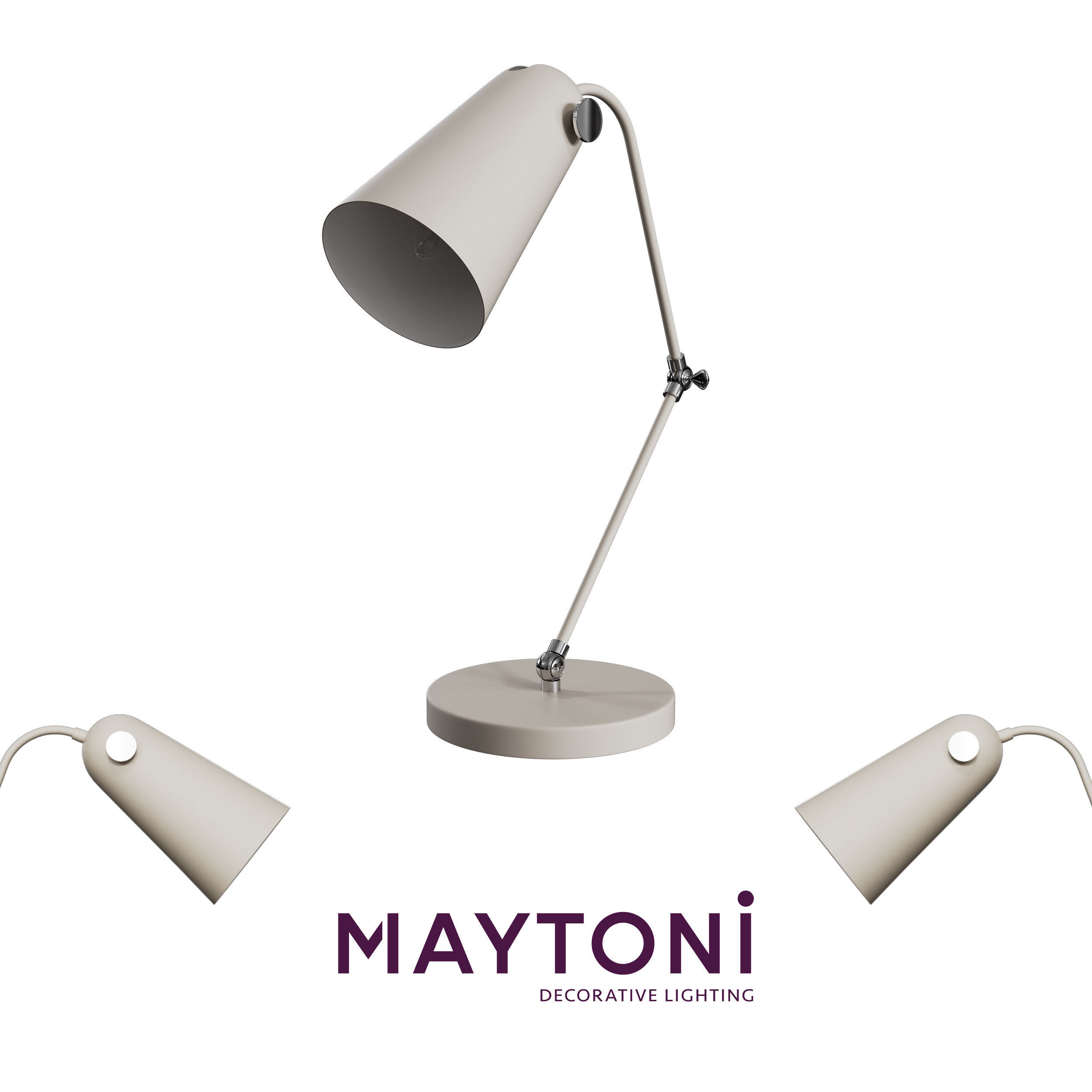 Table lamp Novara MOD611-TL-01-GR Maytoni Modern free 3D model | CGTrader