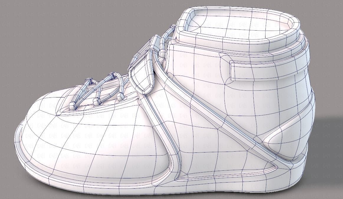 3D model Shoes cartoonV38 VR / AR / low-poly | CGTrader