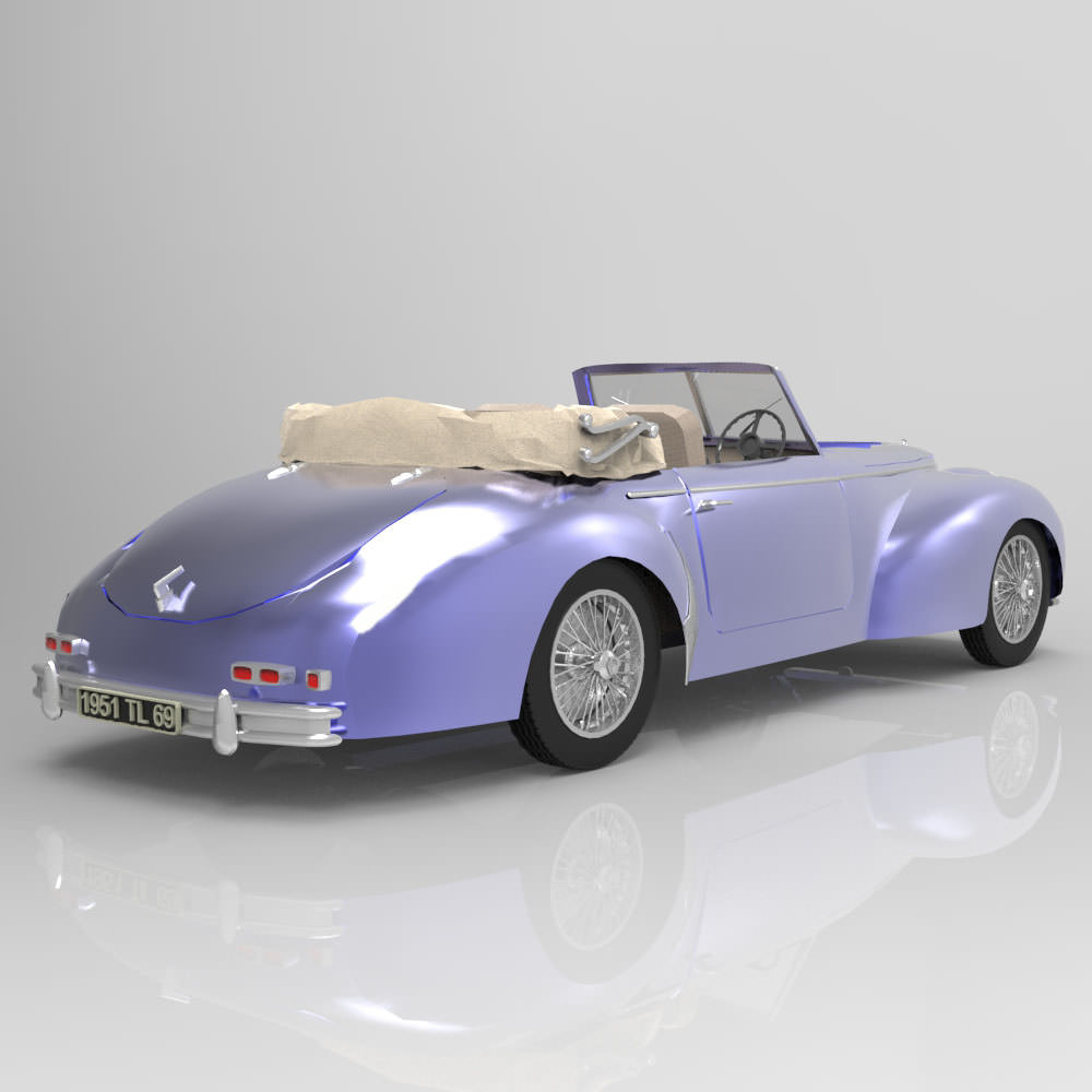 Talbot Lago 3D model | CGTrader