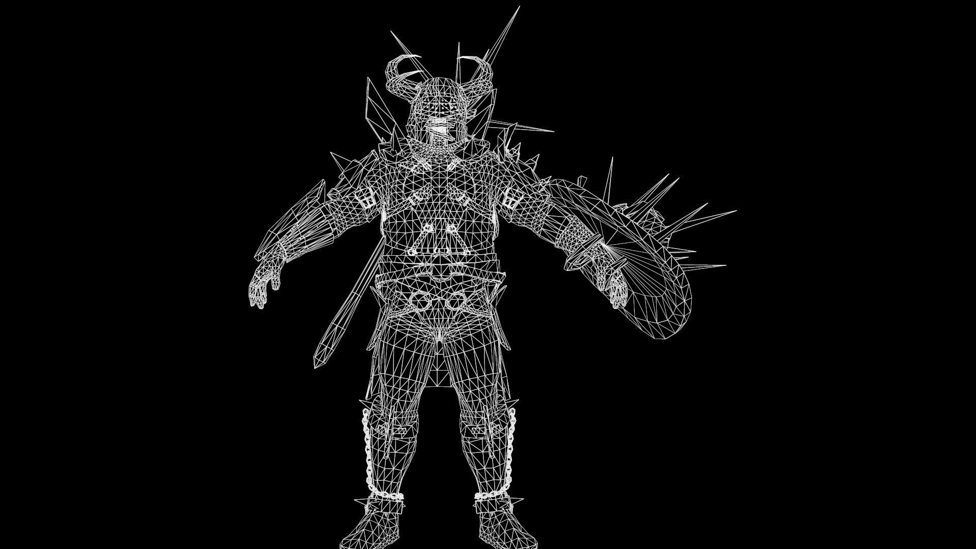 3D model Fat orc VR / AR / low-poly rigged animated | CGTrader