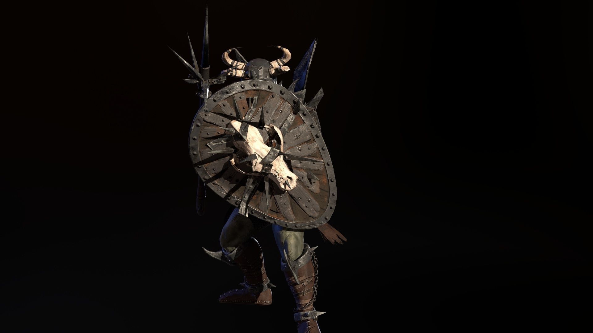 3D model Fat orc VR / AR / low-poly rigged animated | CGTrader