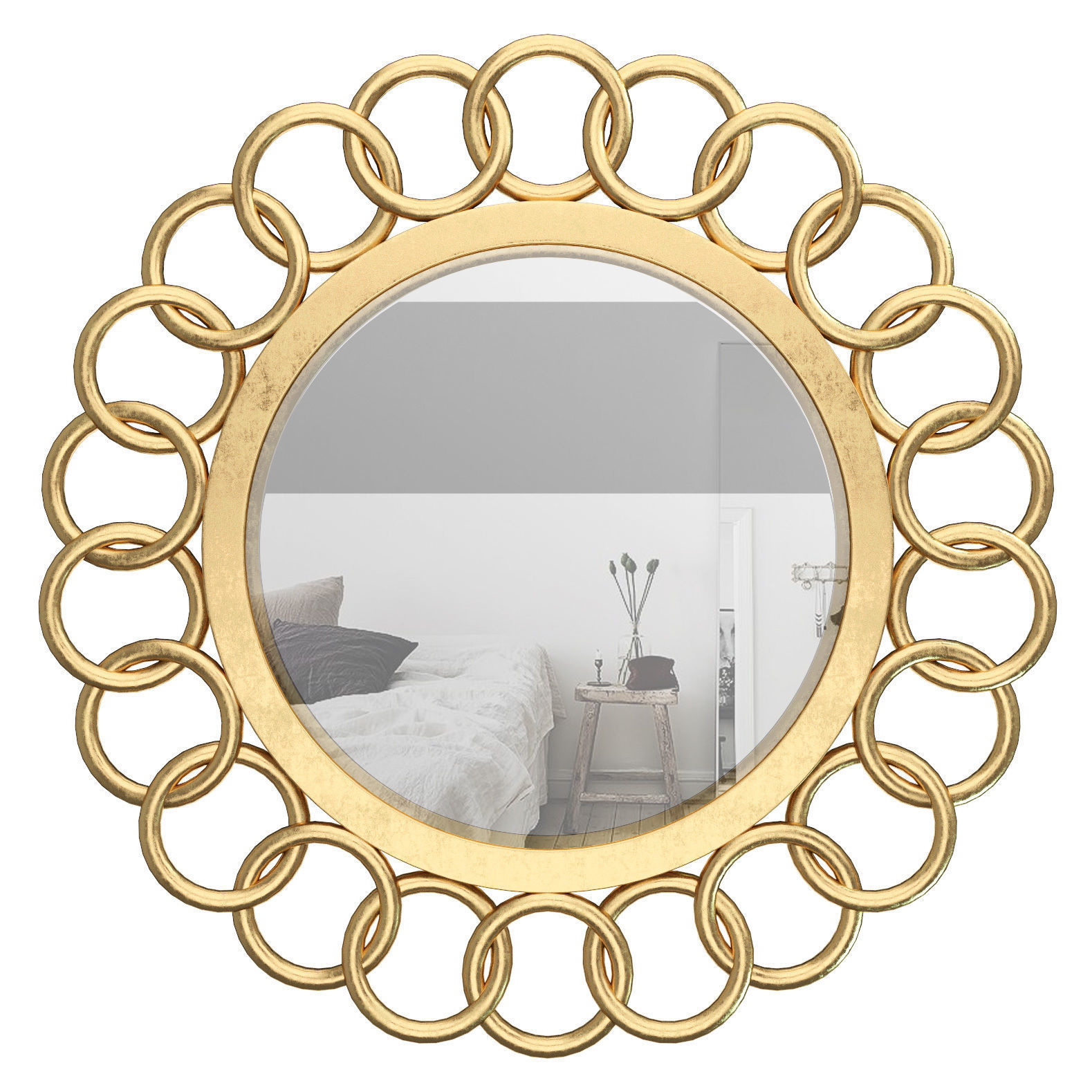 Jet Set Round Mirror 3D model | CGTrader