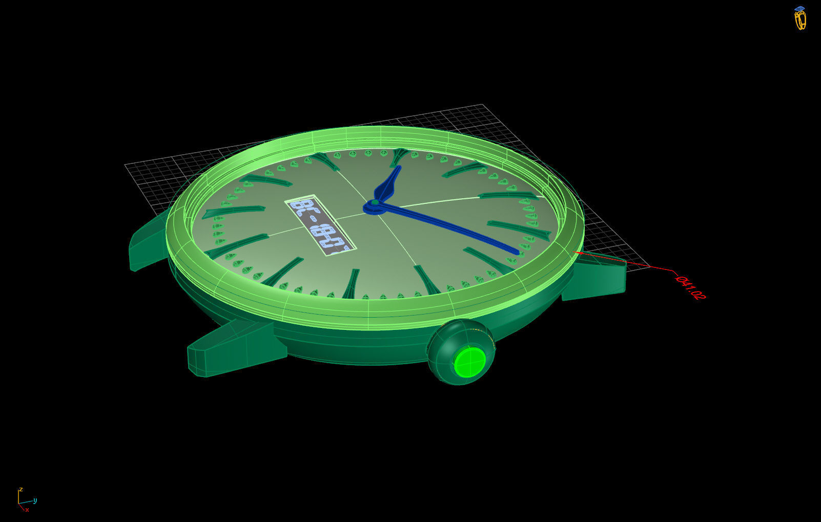 model of classic men watches 3D model 3D printable | CGTrader