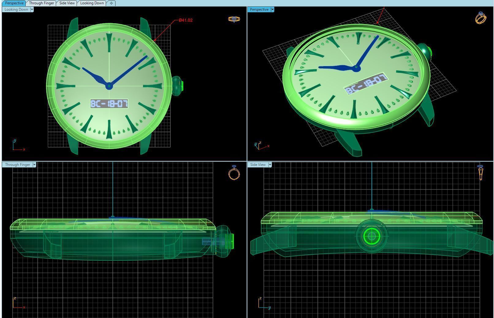 model of classic men watches 3D model 3D printable | CGTrader