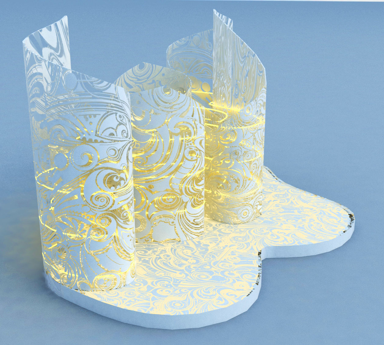 lace scene 3D model | CGTrader