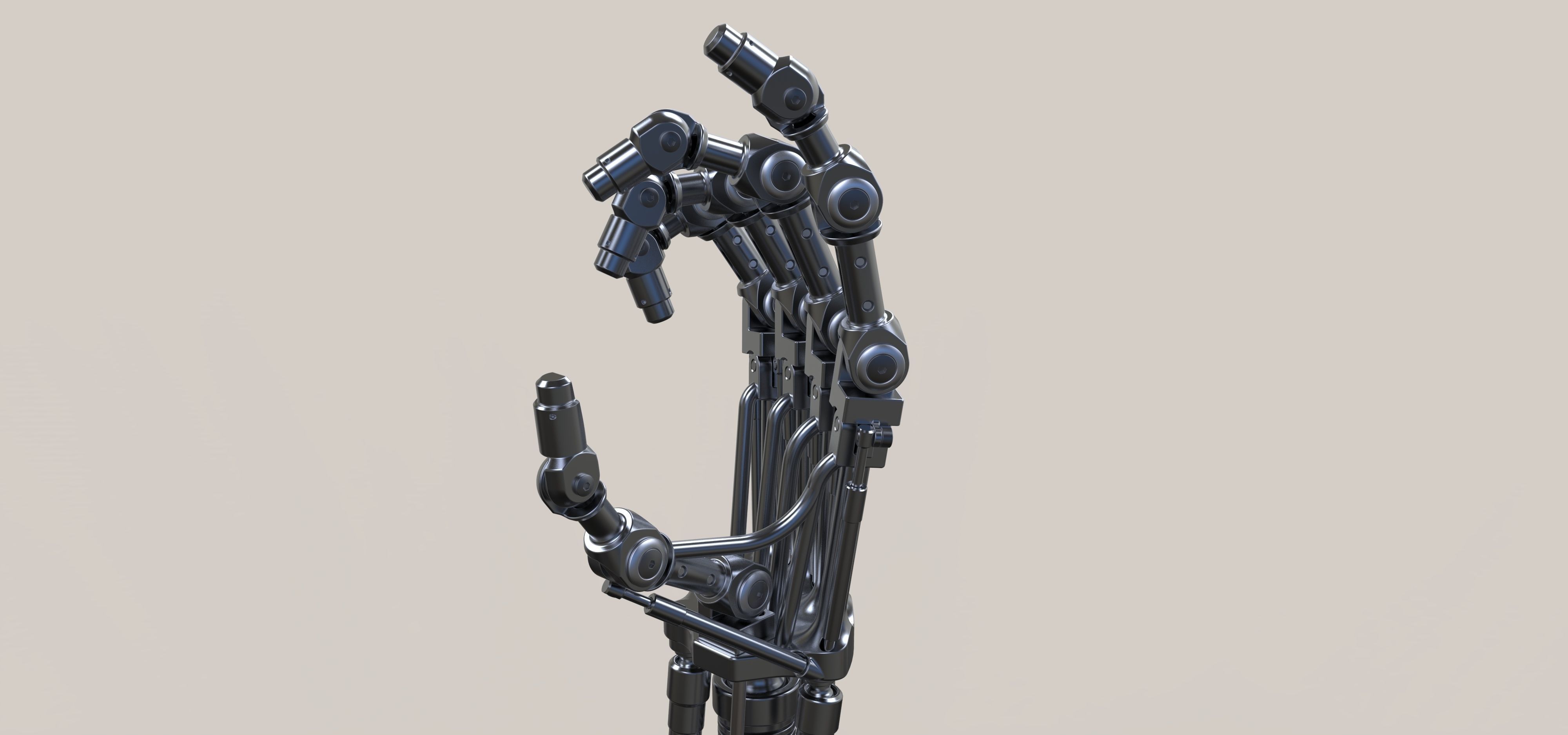 Arm of Terminator T800 3D model | CGTrader