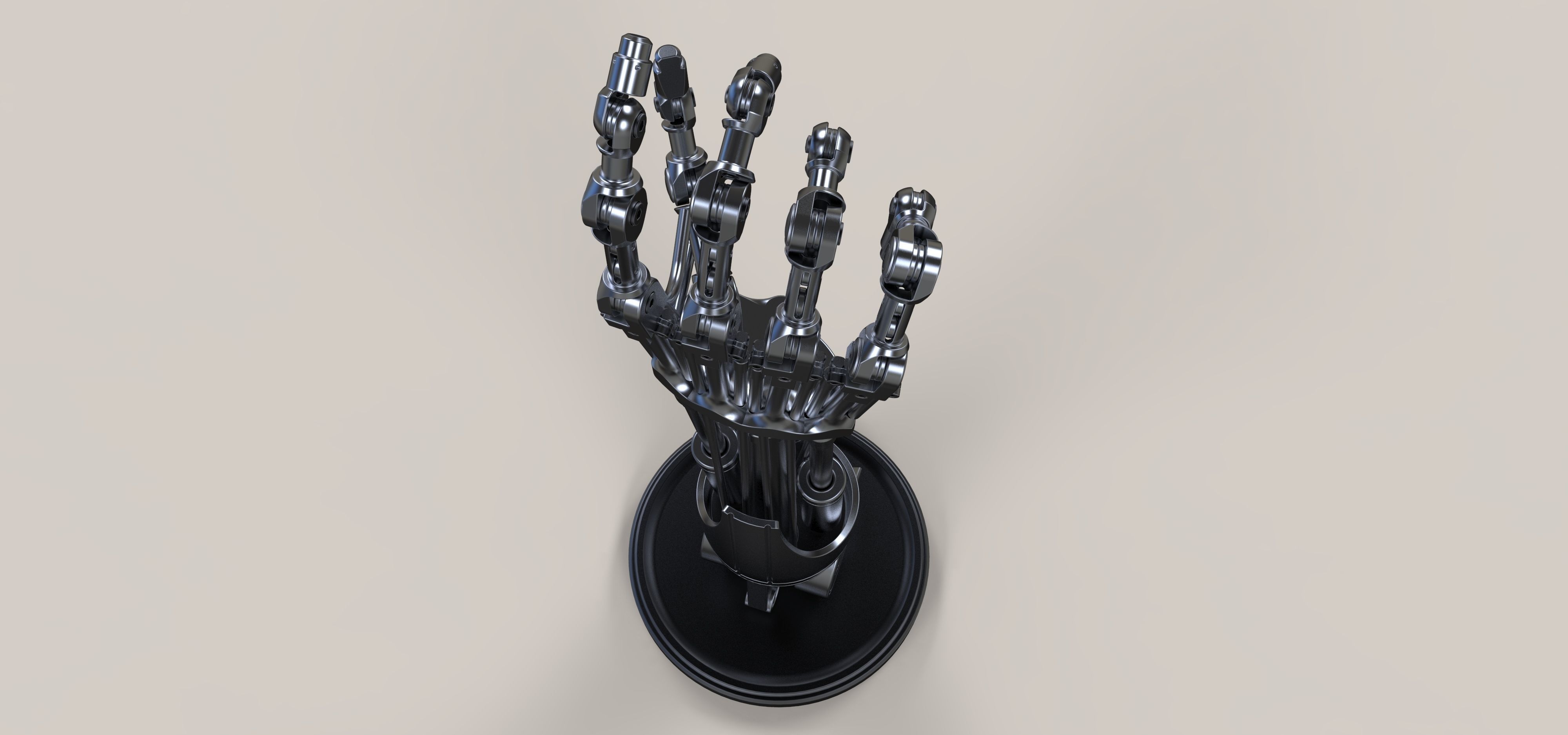 Arm of Terminator T800 3D model | CGTrader