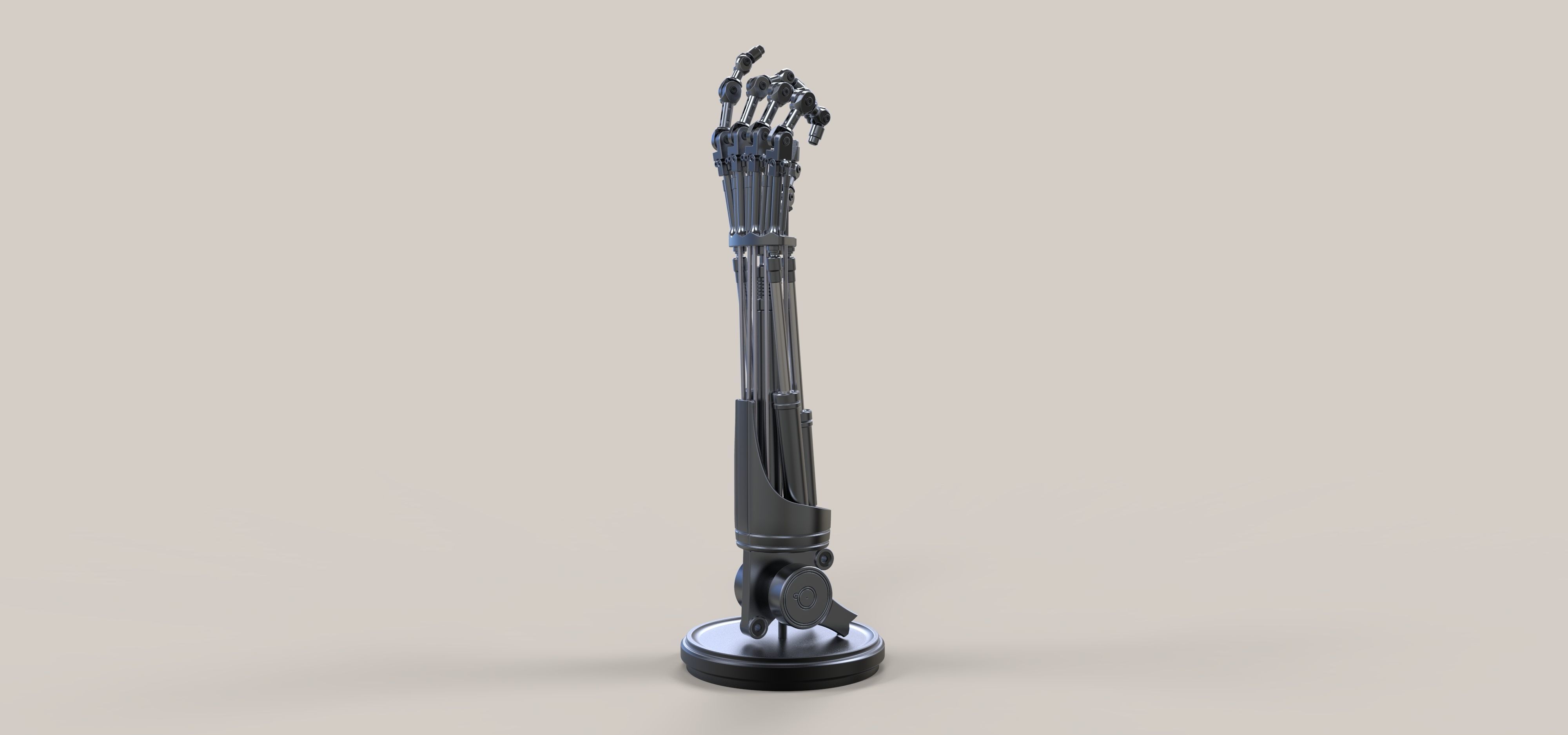 Arm of Terminator T800 3D model | CGTrader
