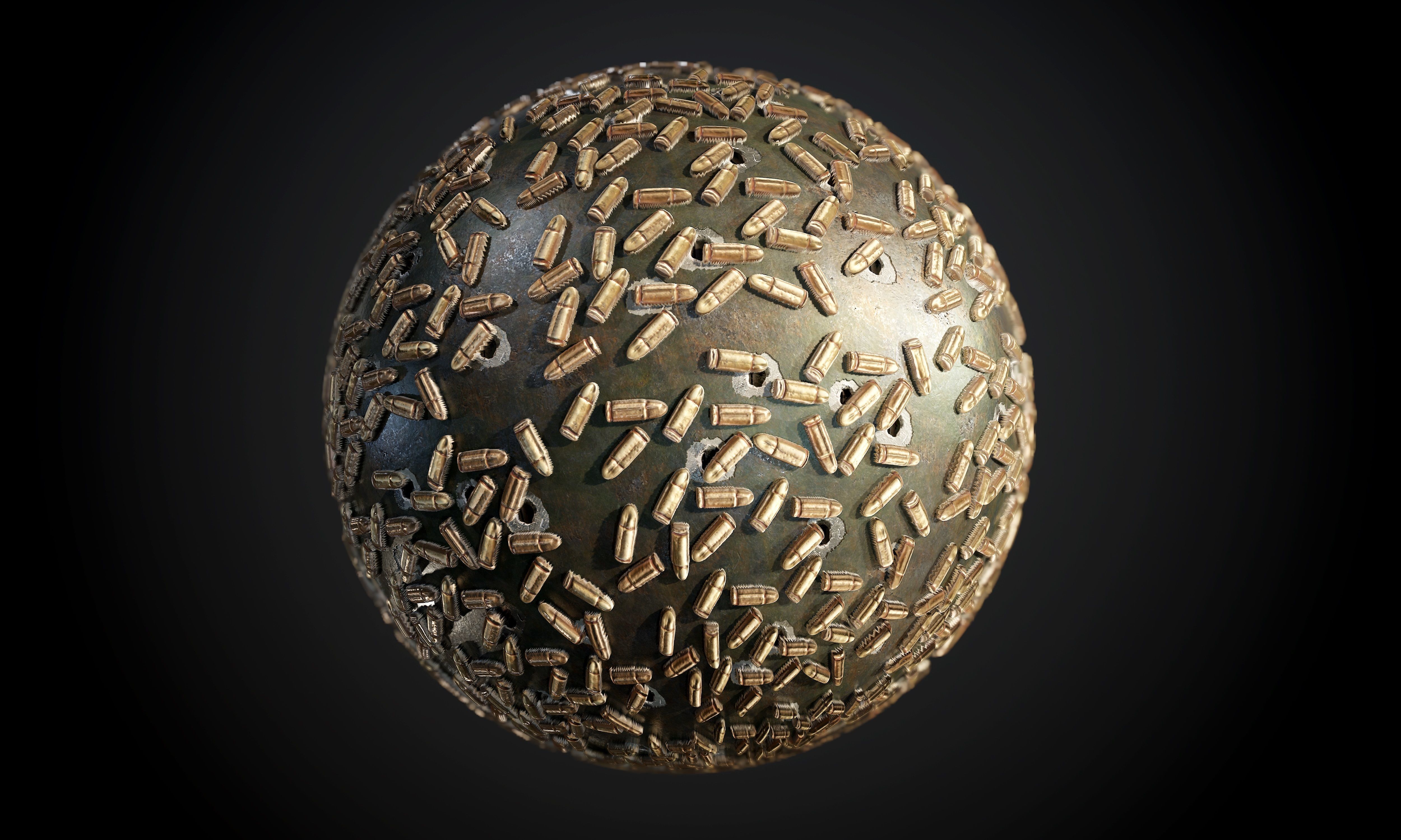9mm Bullets Weapon Seamless PBR Texture Texture | CGTrader