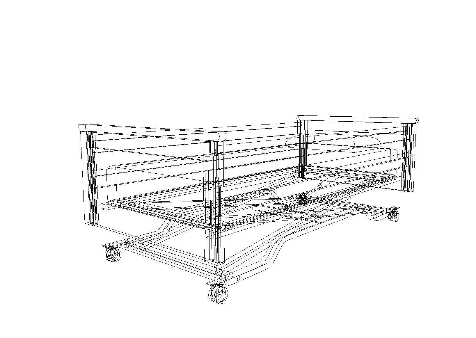 Revit Parametric Care Bed Altida Classic 3D model | CGTrader