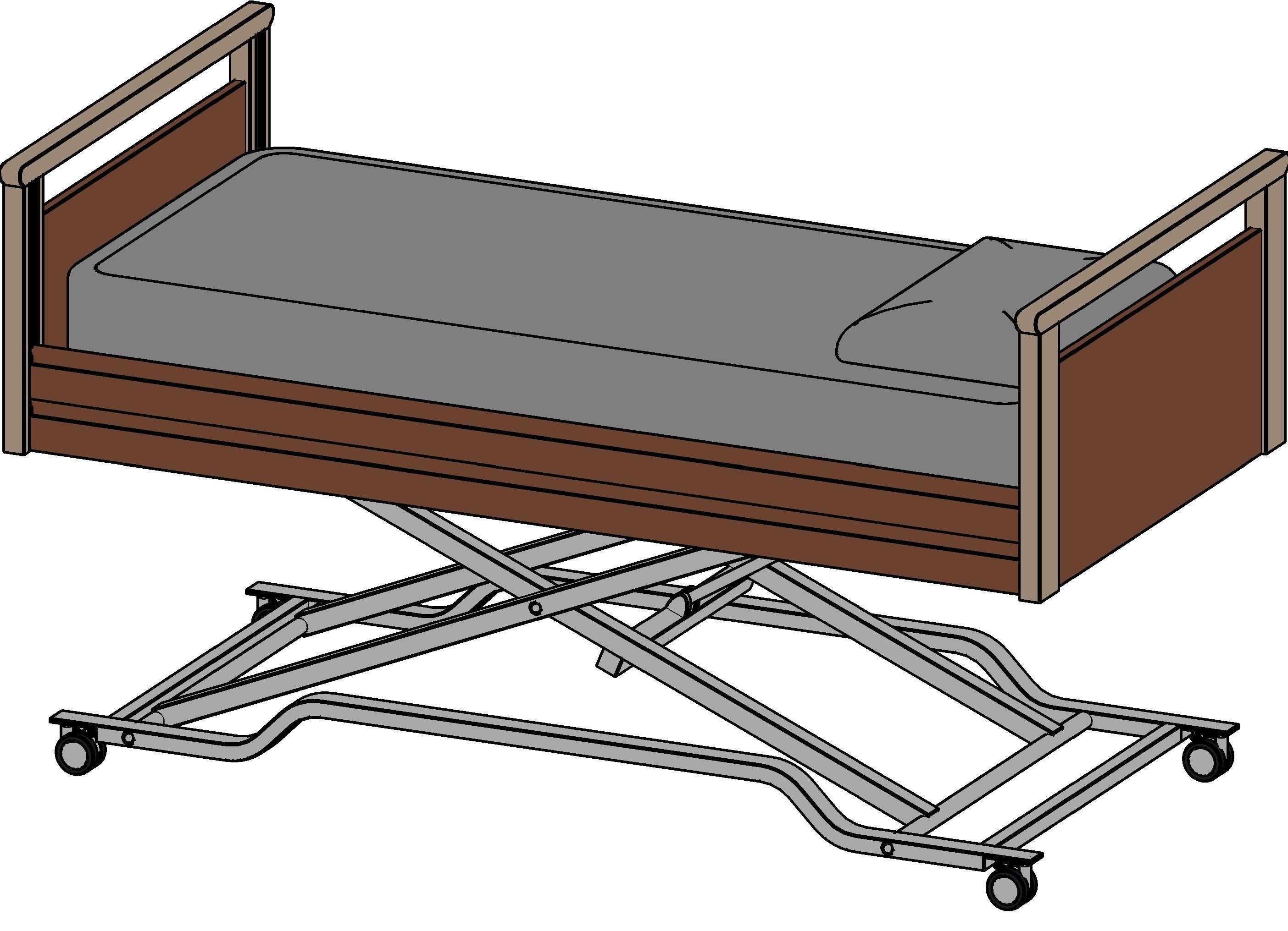 Revit Parametric Care Bed Altida Classic 3D model | CGTrader