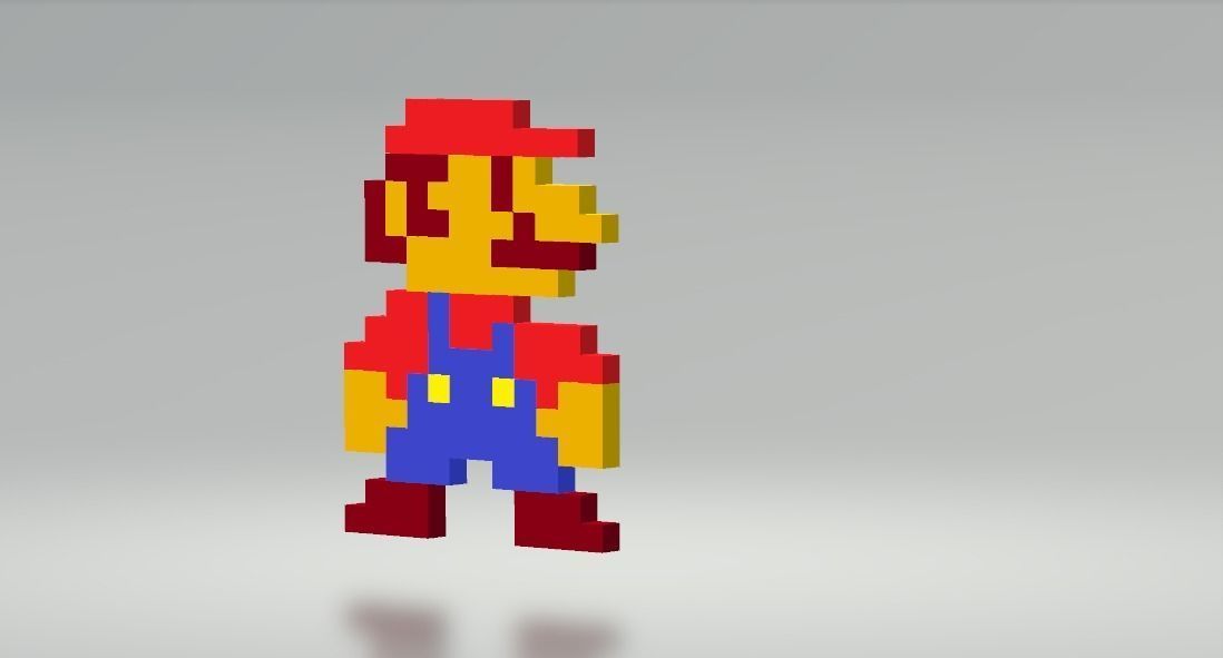 Mario NES 3D model 3D model 3D printable | CGTrader