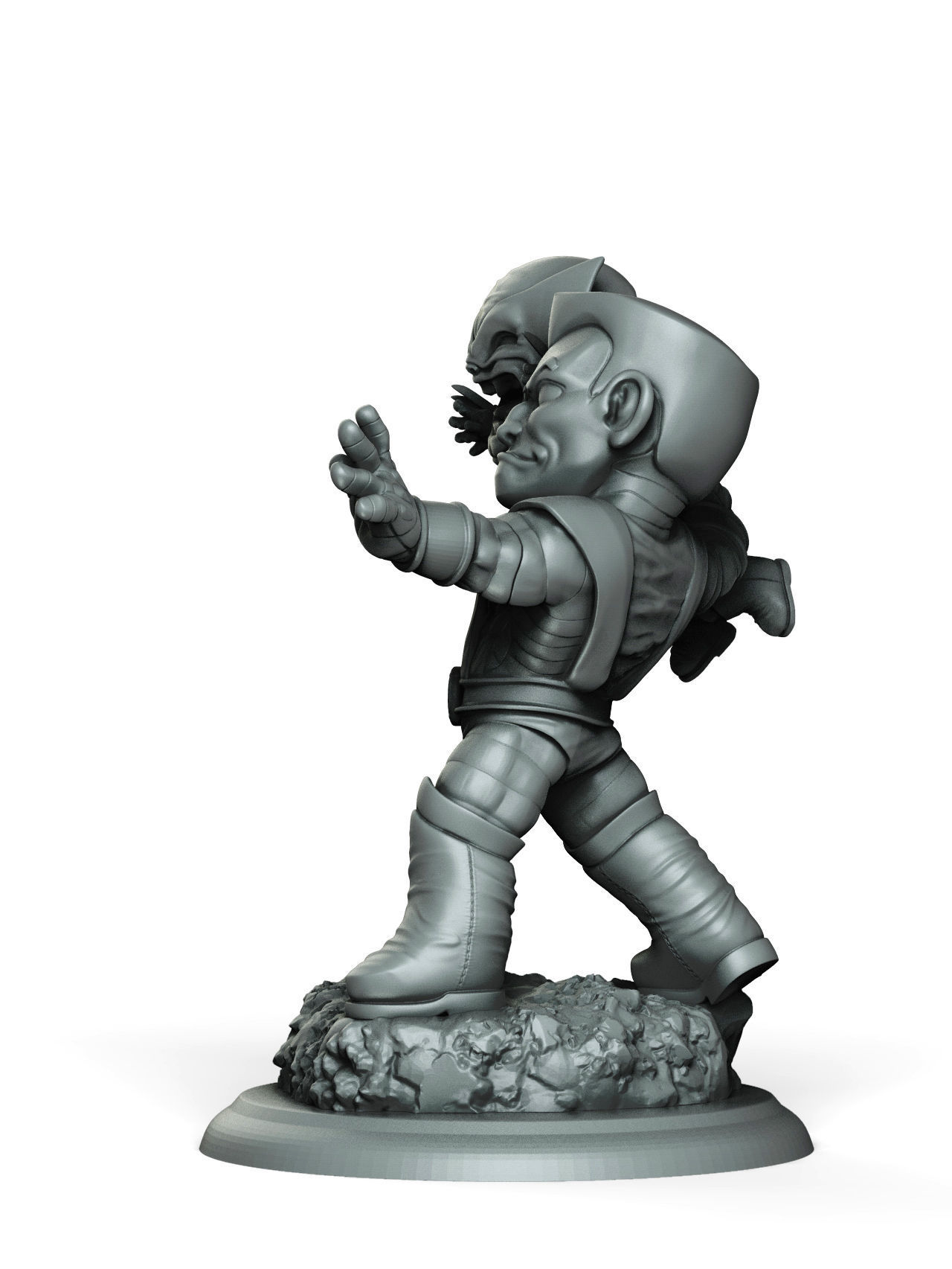 wolverine colossus chibi 3D model 3D printable | CGTrader