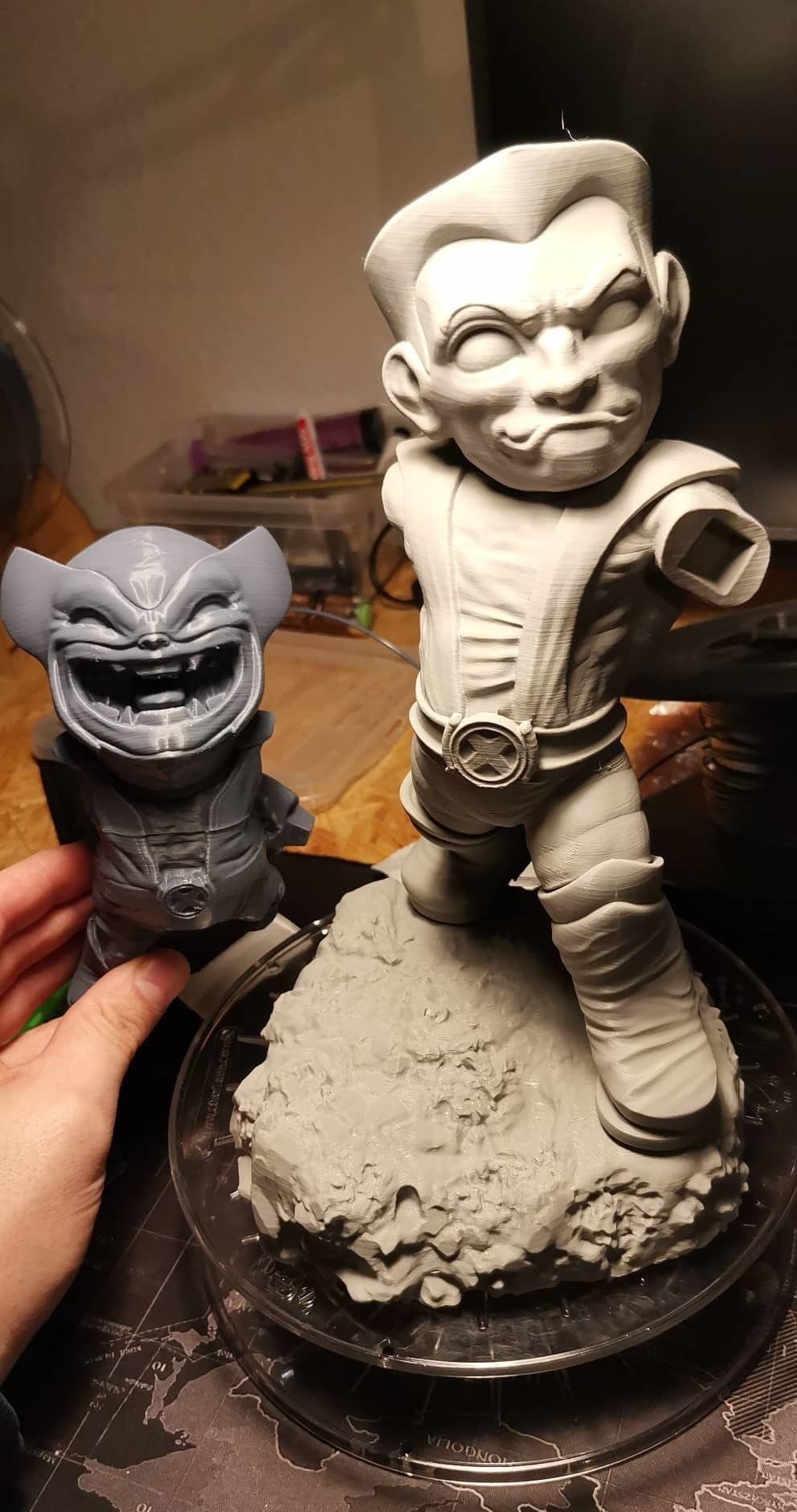 wolverine colossus chibi 3D model 3D printable | CGTrader