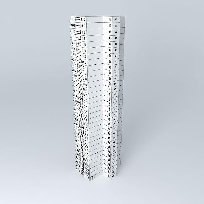 tall building free 3D model | CGTrader
