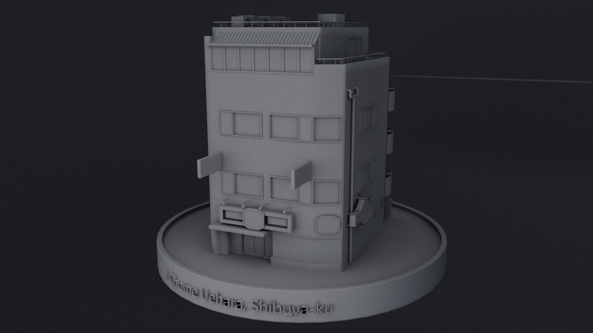 Shibuya building 3D model | CGTrader
