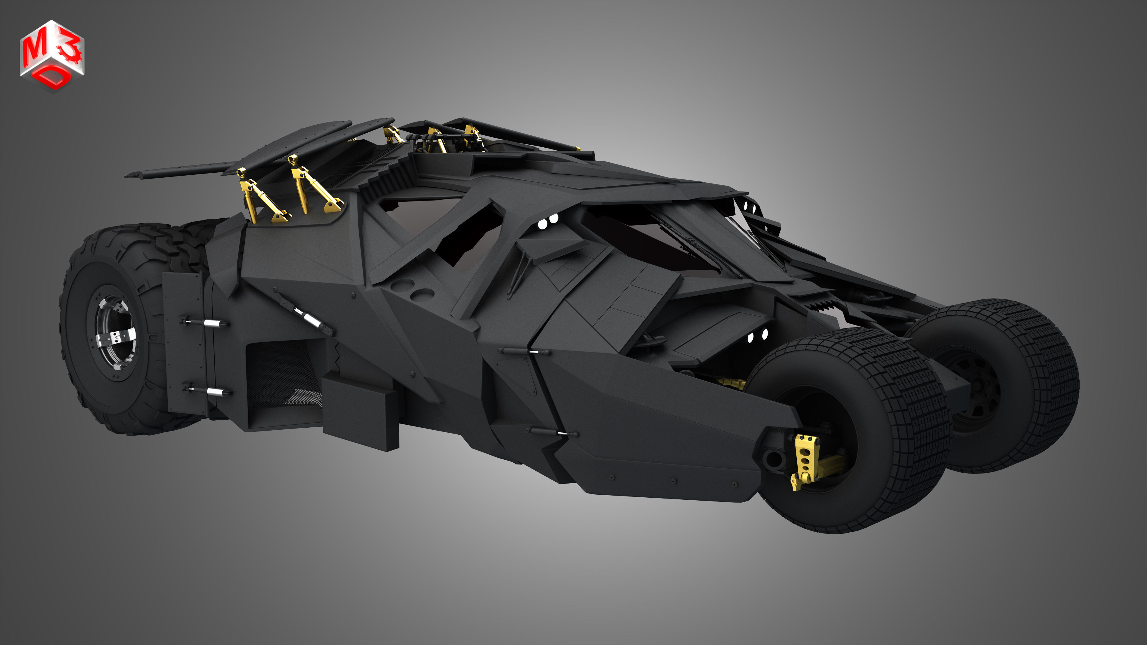 Batmobile Car for Batman -The Dark Knight Rises 3D model | CGTrader