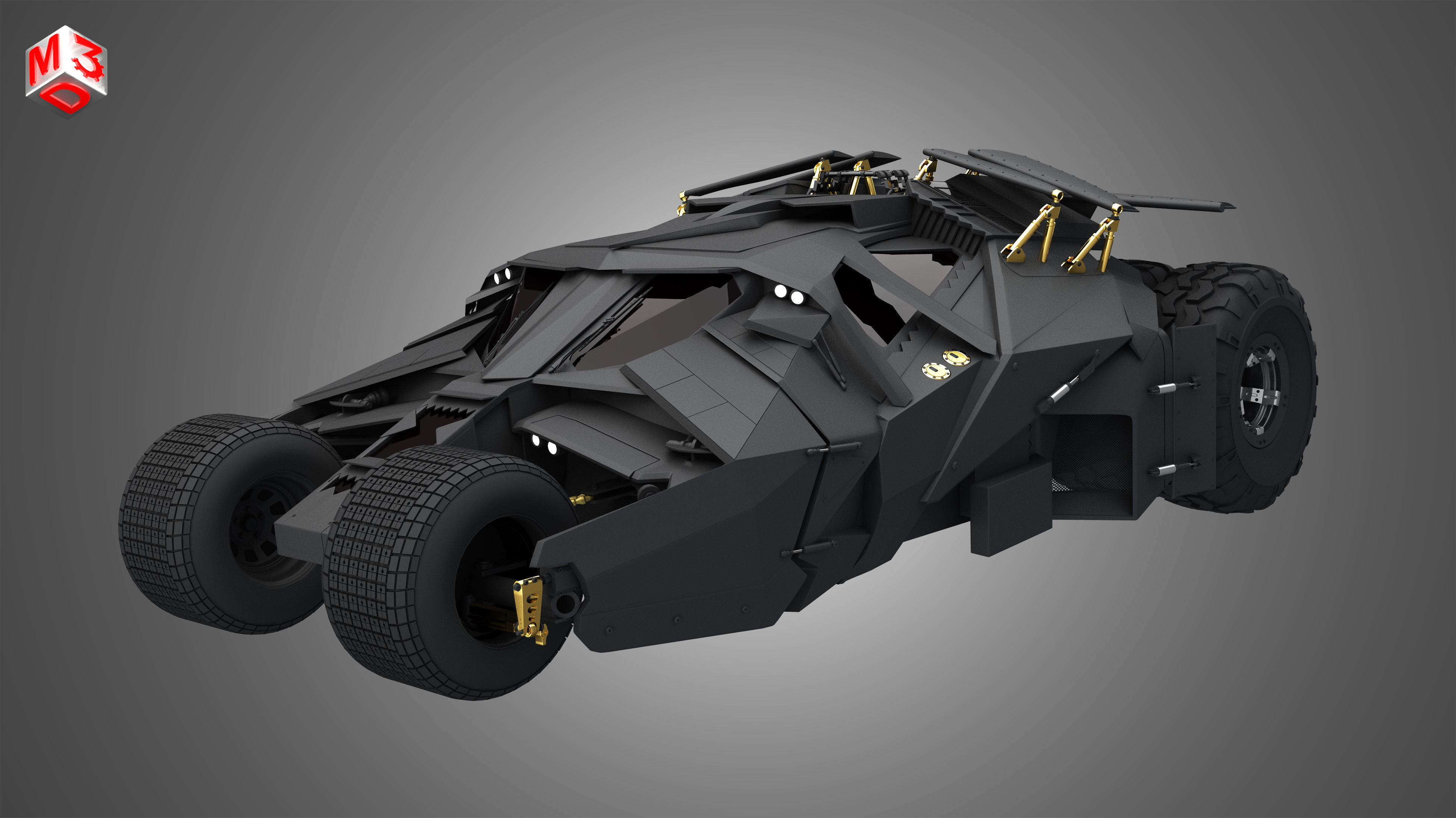 Batmobile Car for Batman -The Dark Knight Rises 3D model | CGTrader