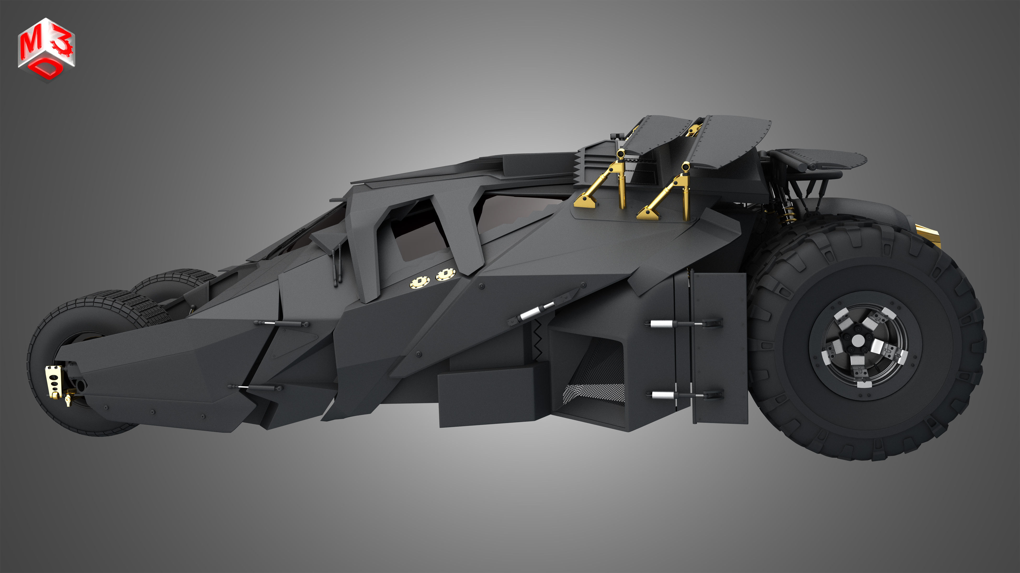 Batmobile Car for Batman -The Dark Knight Rises 3D model | CGTrader