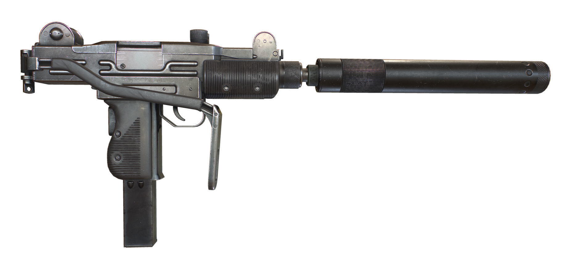 3D model Mini Uzi VR / AR / low-poly | CGTrader