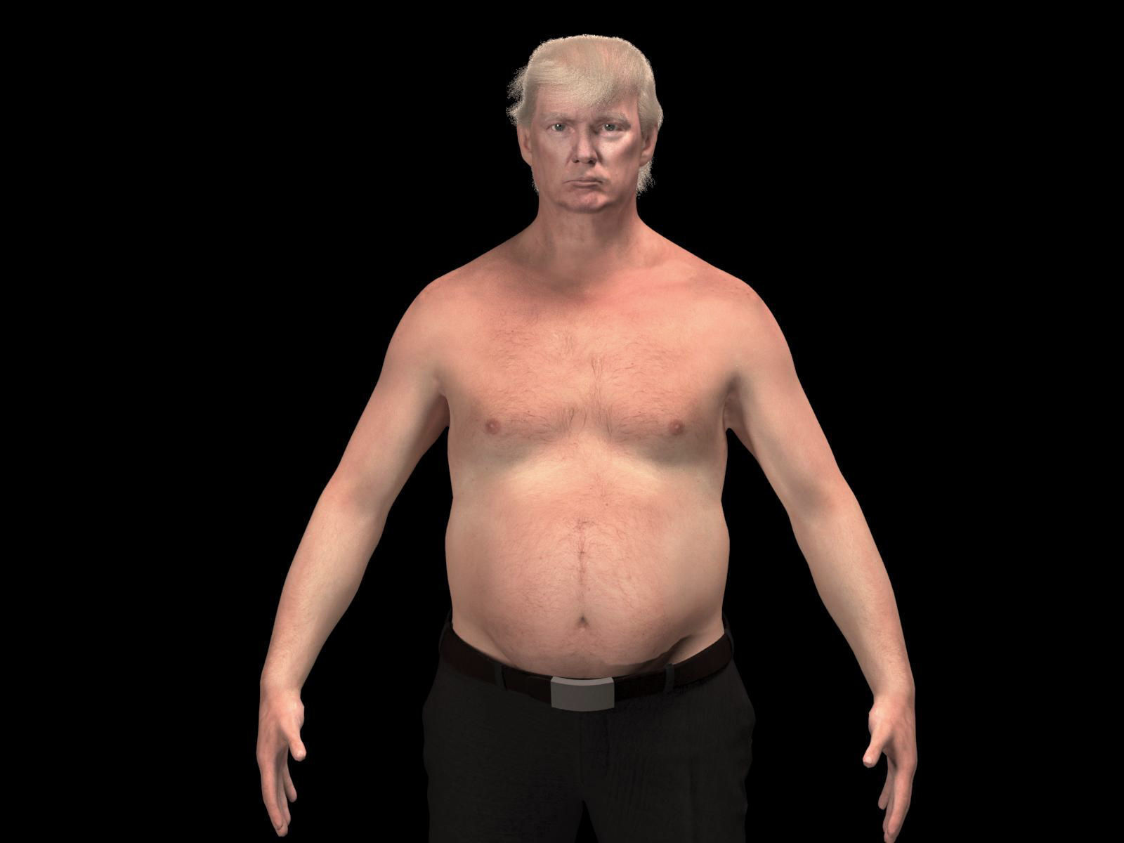 Donald Trump 3D model rigged | CGTrader