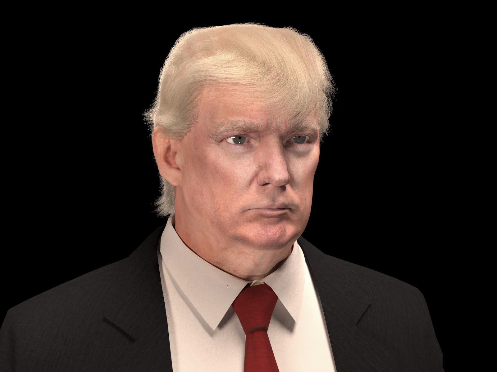 Donald Trump 3D model rigged | CGTrader