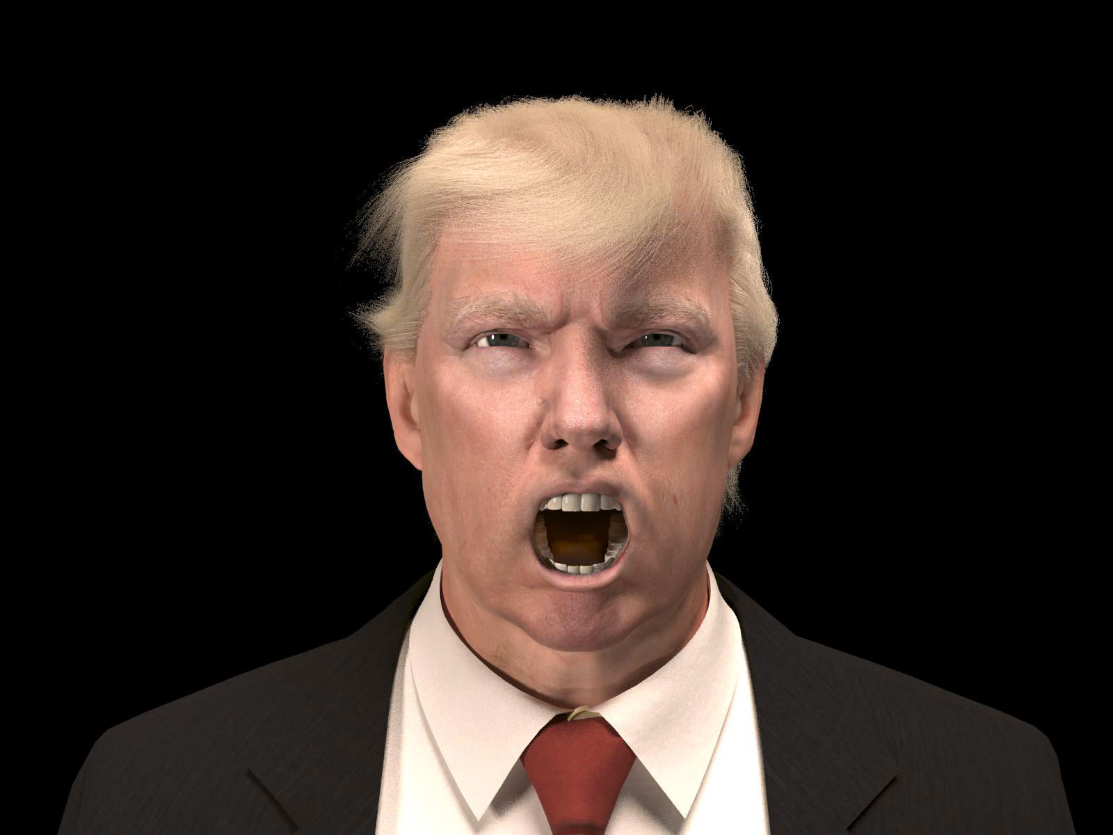 Donald Trump 3D model rigged | CGTrader