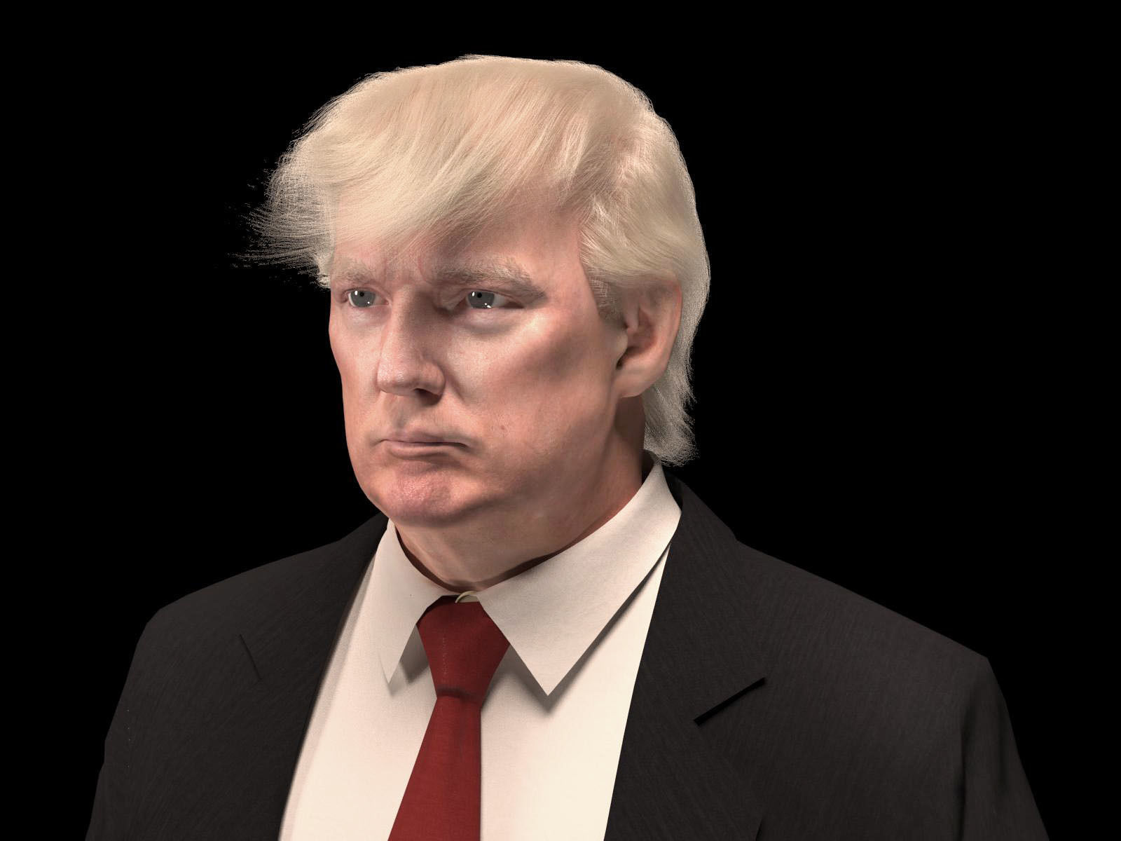 Donald Trump 3D model rigged | CGTrader