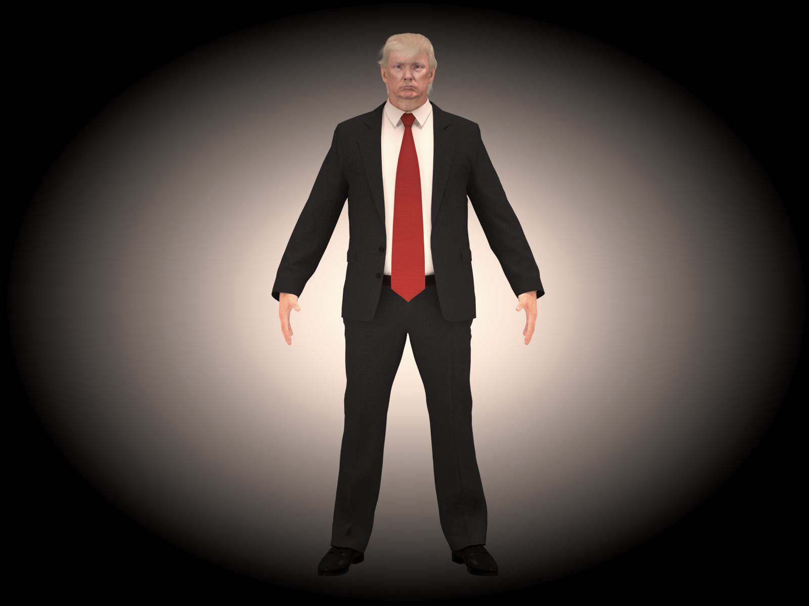 Donald Trump 3D model rigged | CGTrader