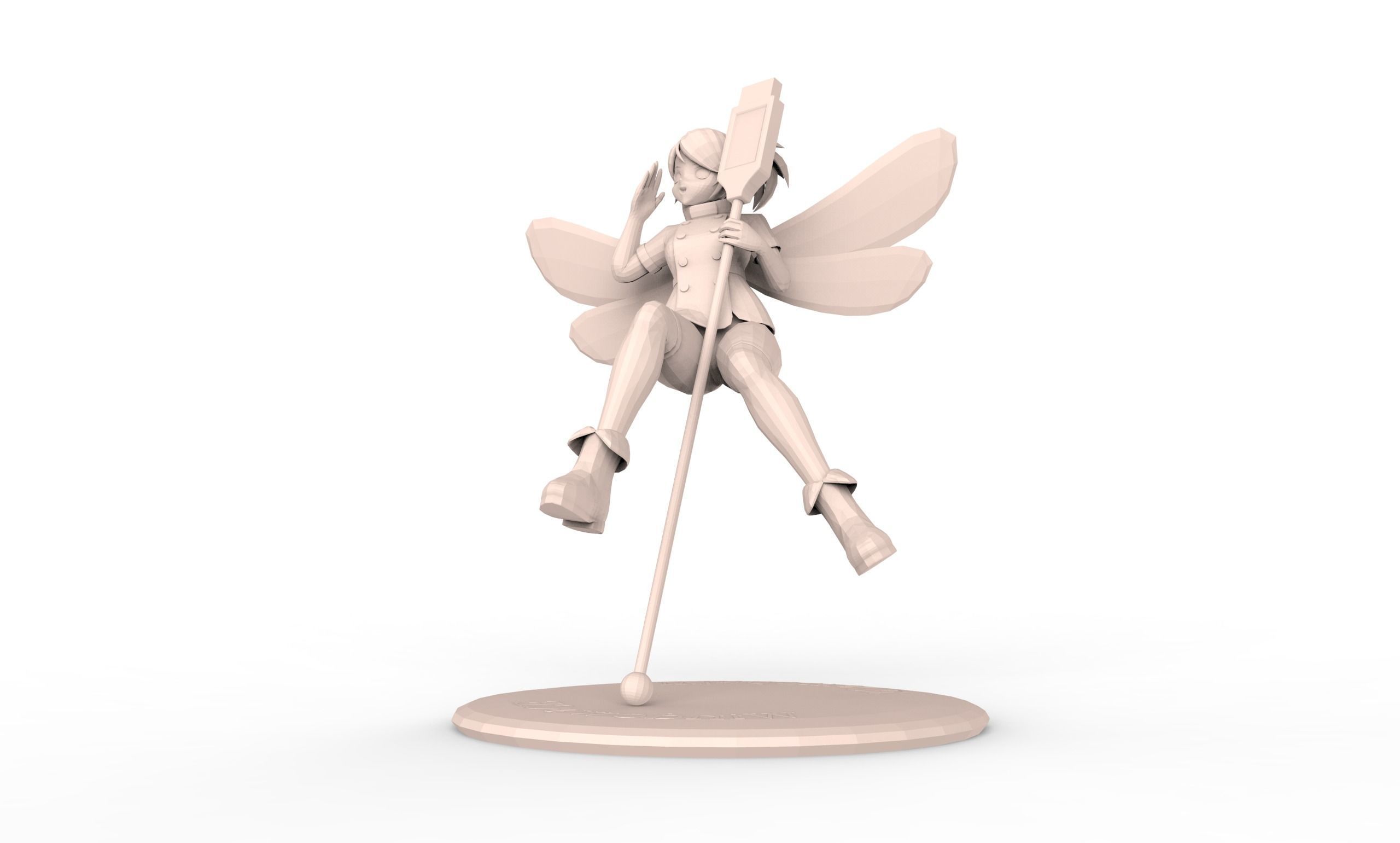 3D model a little fairy VR / AR / low-poly | CGTrader