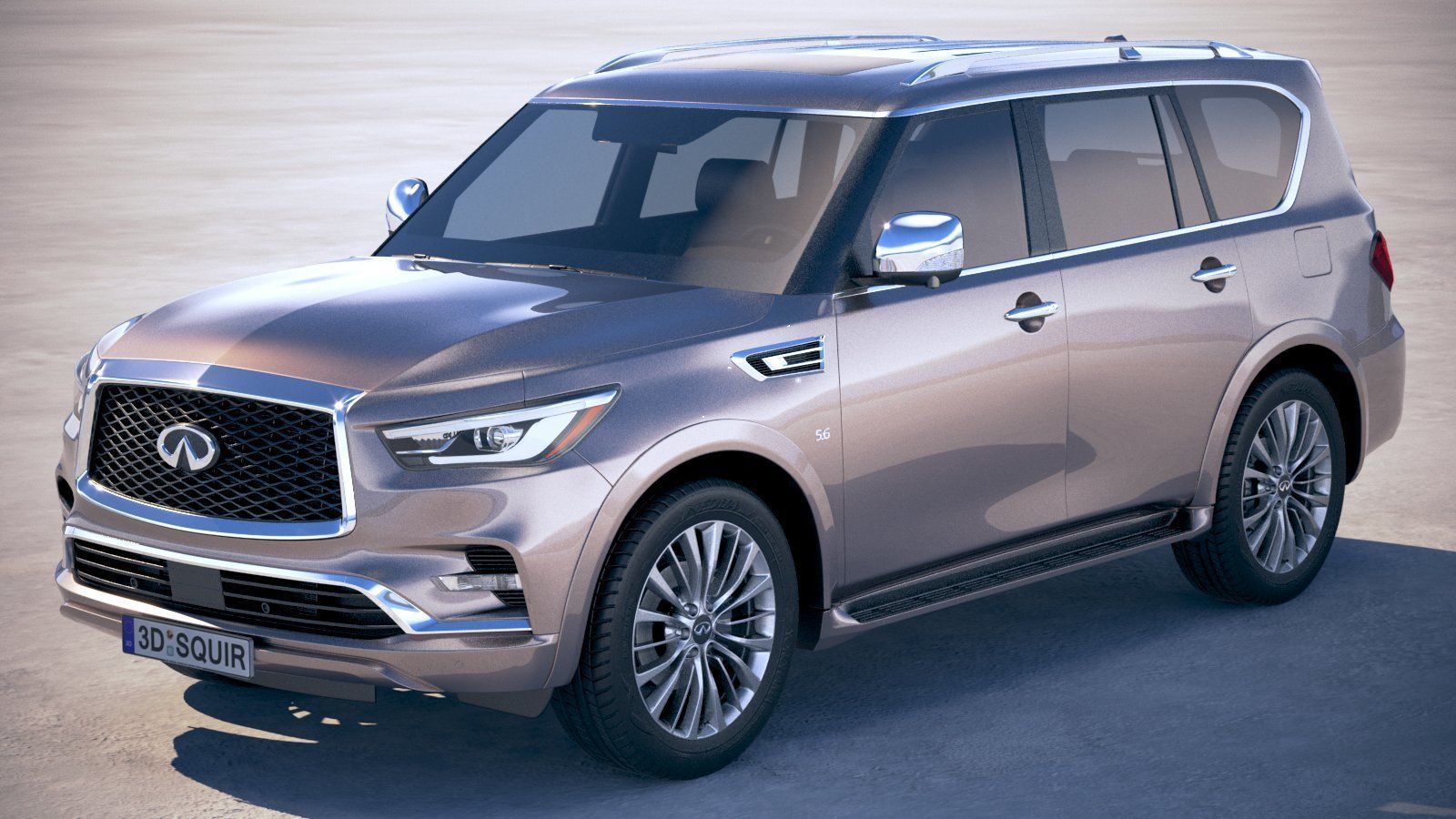 Infinity QX80 2018 3D model | CGTrader