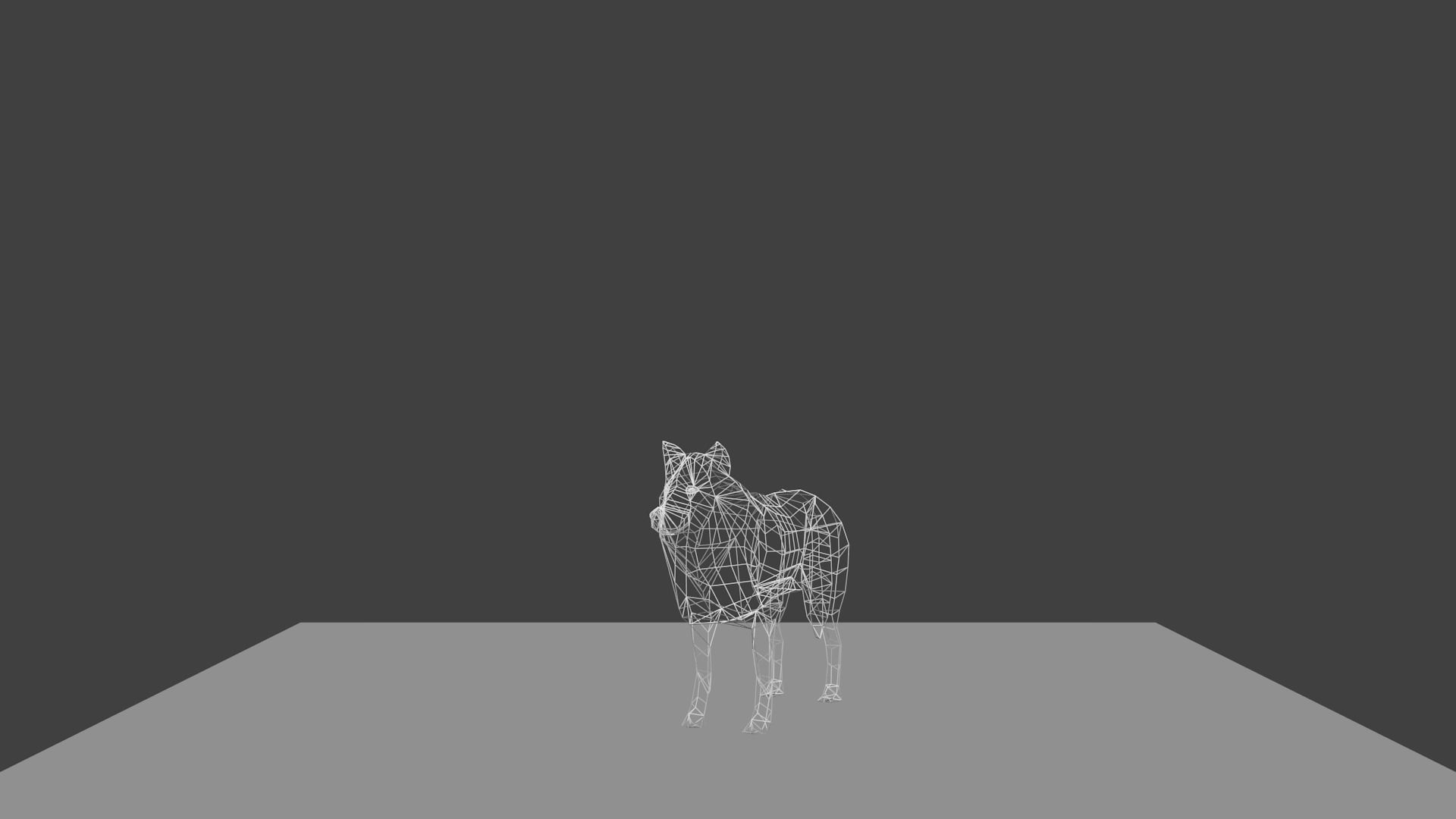 3D model wolf made in blender VR / AR / low-poly rigged | CGTrader