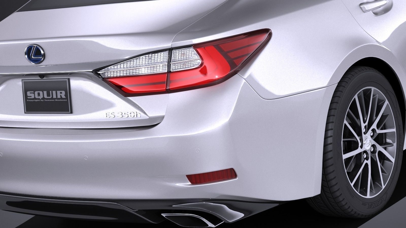 Lexus ES300h 2017 3D model | CGTrader