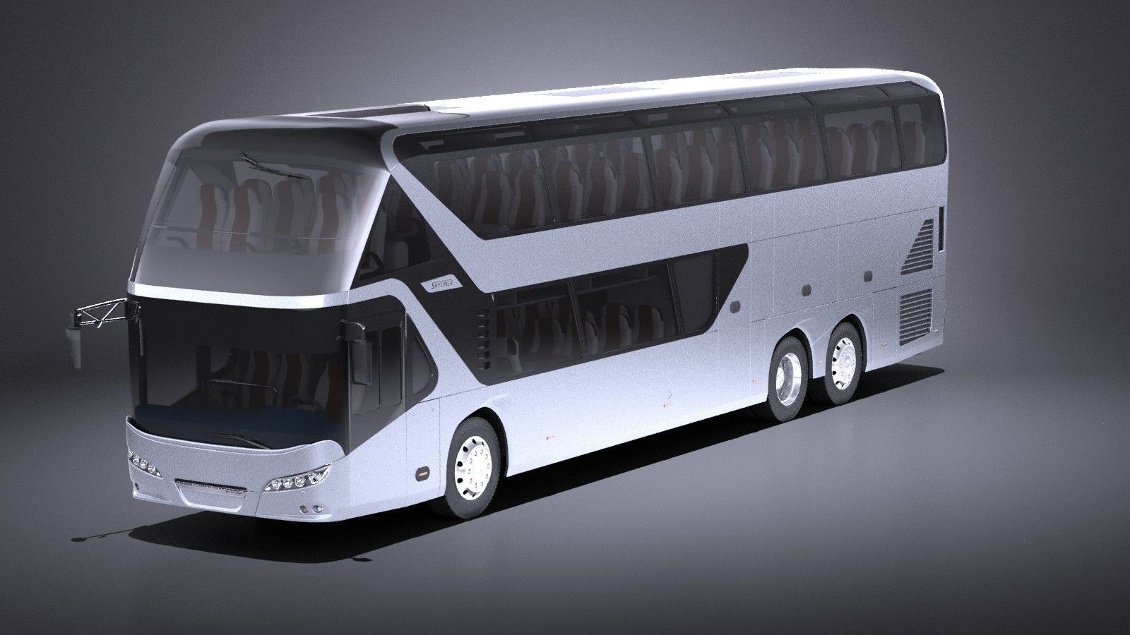 Neoplan Skyliner 2017 Coach Bus VRAY 3D model | CGTrader