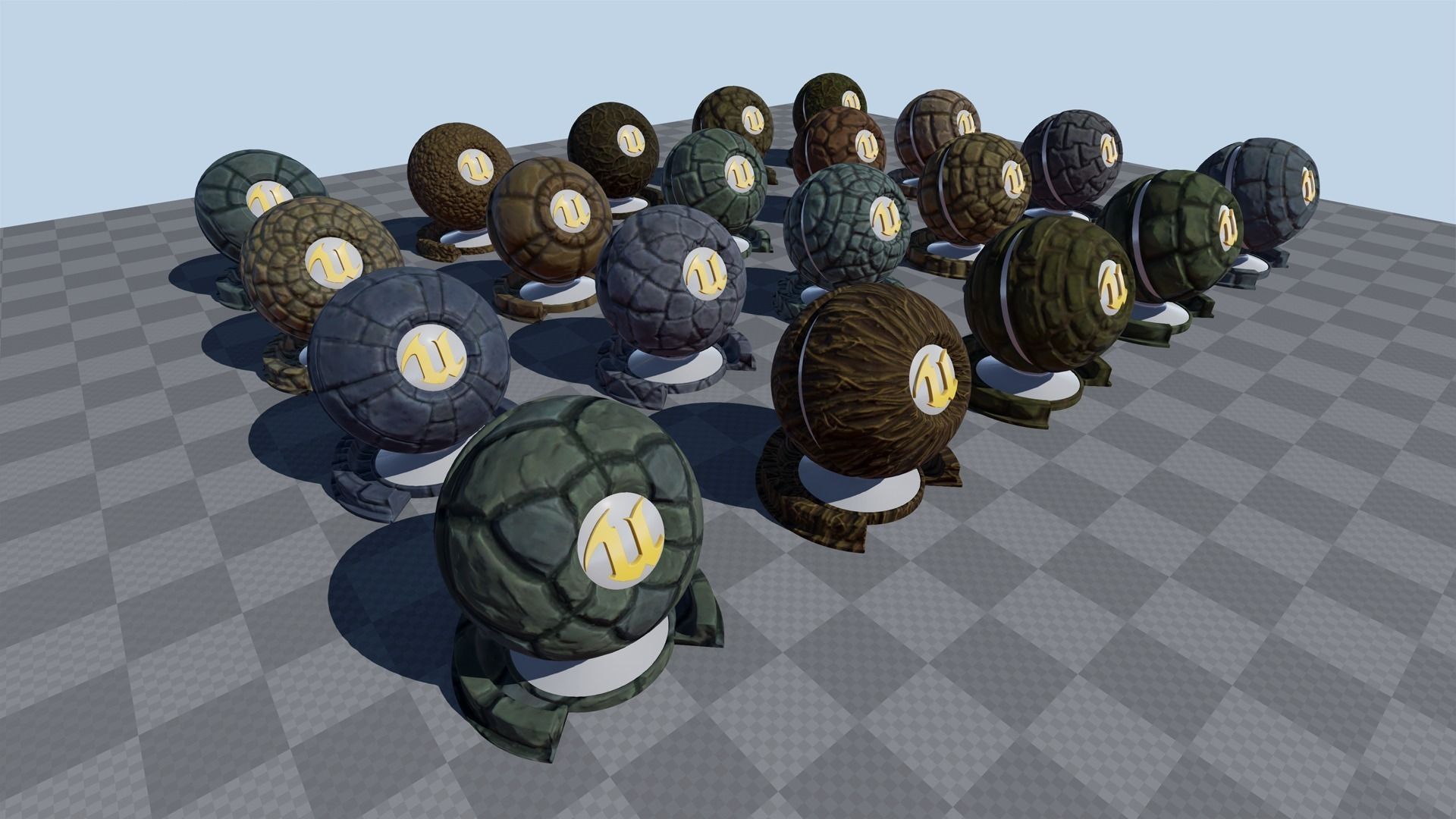 Hand-painted Textures Pack 3D model | CGTrader