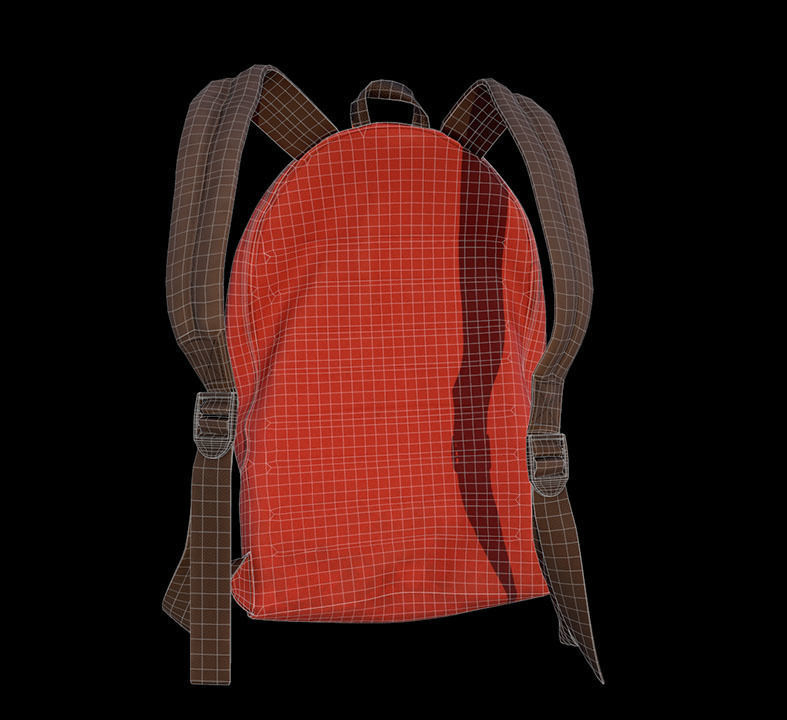 backpack free 3D model | CGTrader