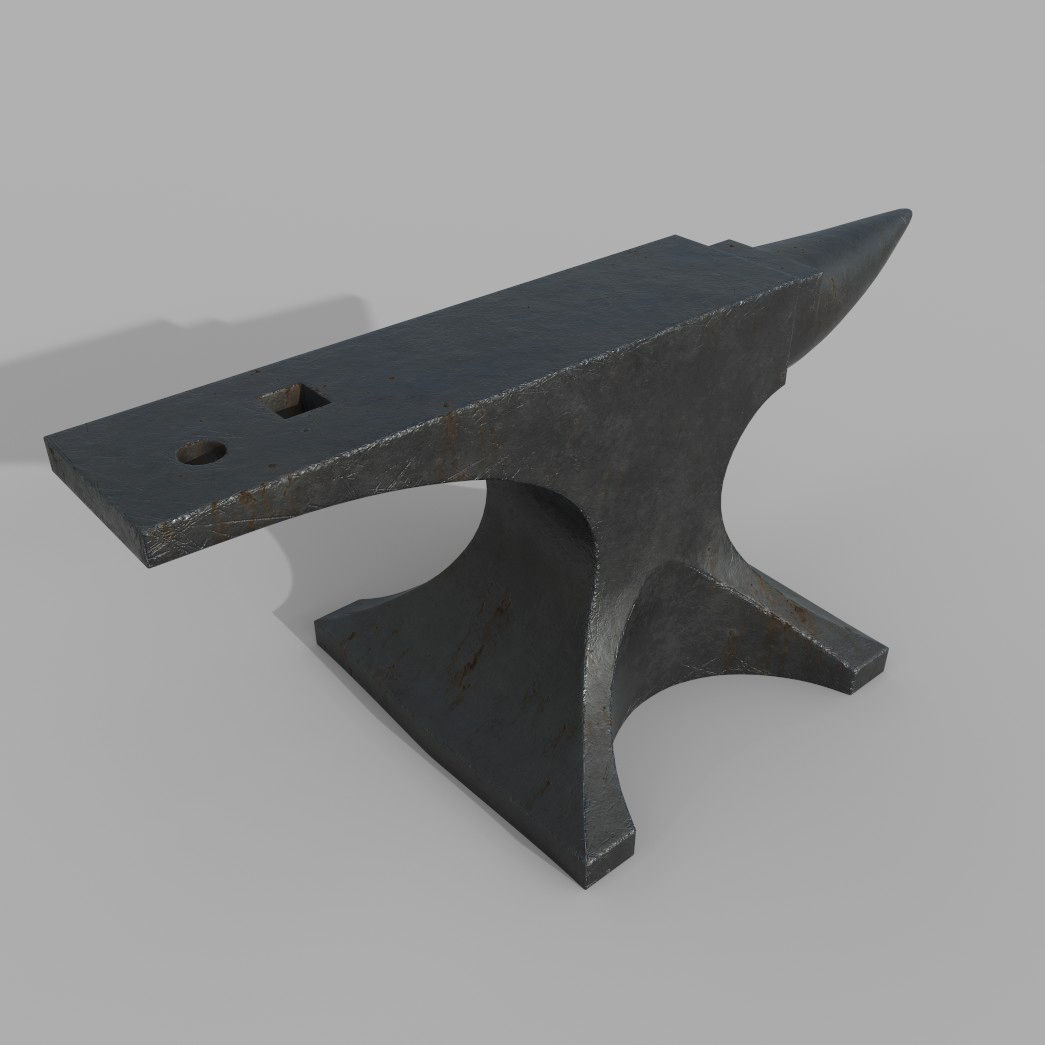 3D model Anvil VR / AR / low-poly | CGTrader