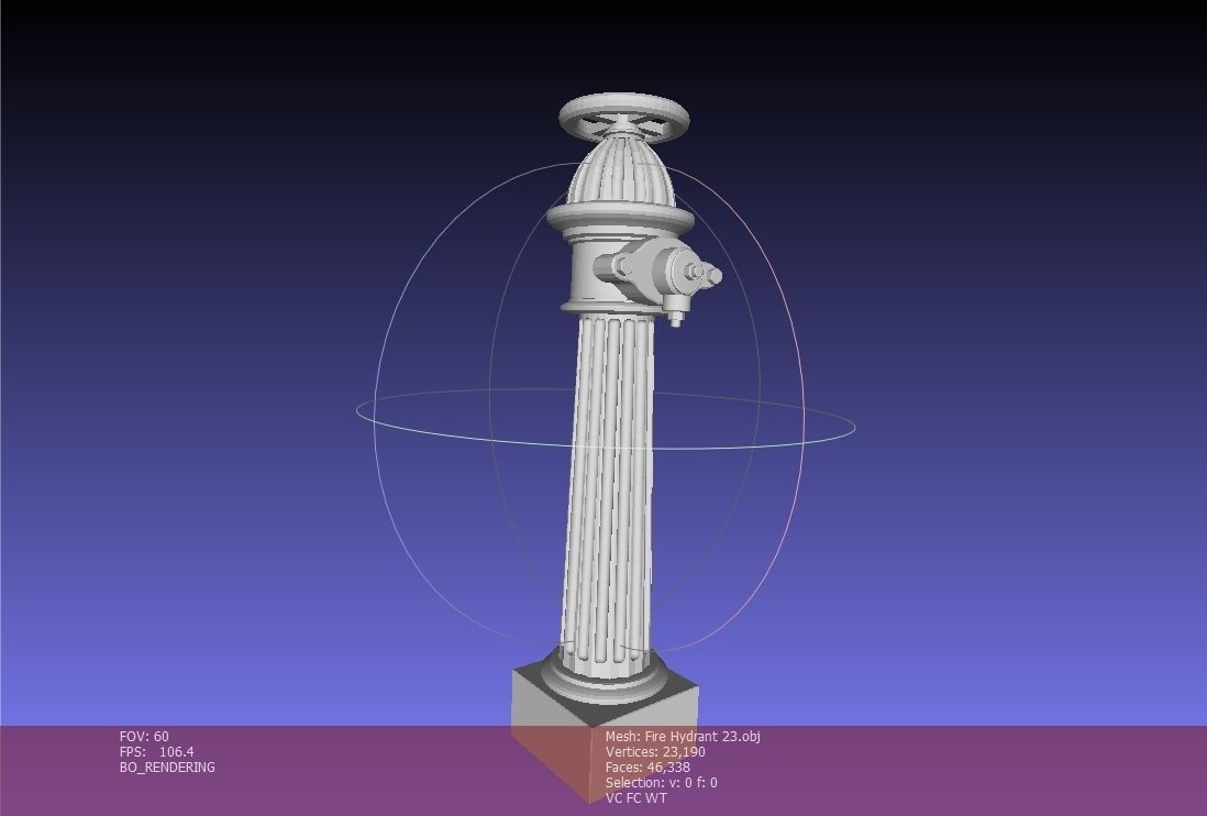 Fire Hydrant 23 - Vintage Victorian Age Fireplug 3D model | CGTrader