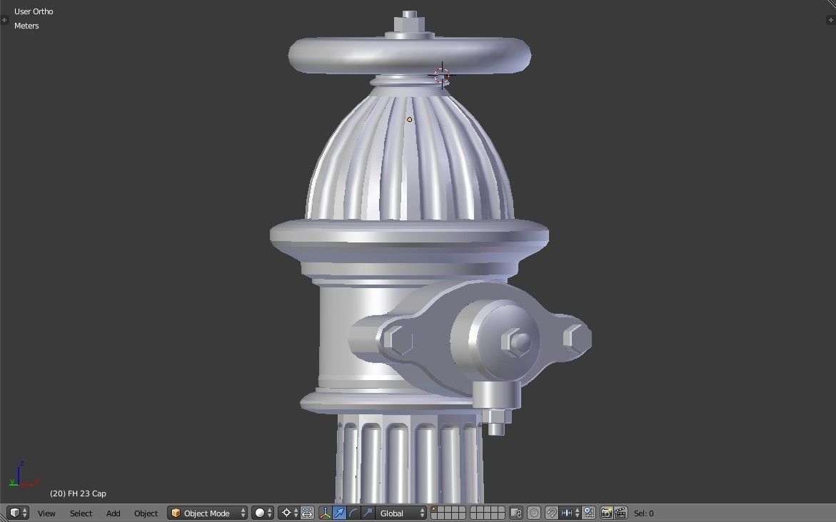 Fire Hydrant 23 - Vintage Victorian Age Fireplug 3D model | CGTrader