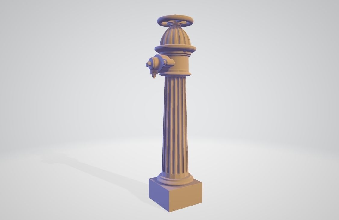 Fire Hydrant 23 - Vintage Victorian Age Fireplug 3D model | CGTrader