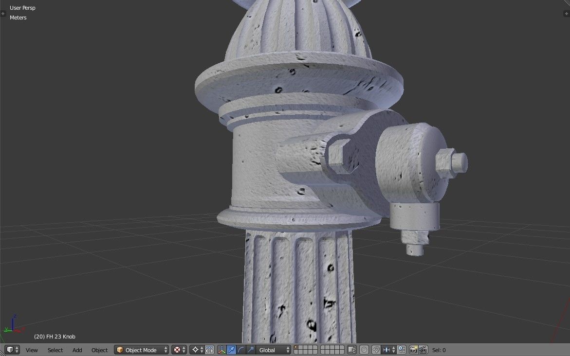 Fire Hydrant 23 - Vintage Victorian Age Fireplug 3D model | CGTrader