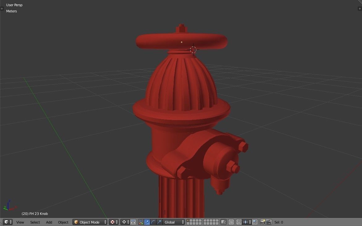 Fire Hydrant 23 - Vintage Victorian Age Fireplug 3D model | CGTrader