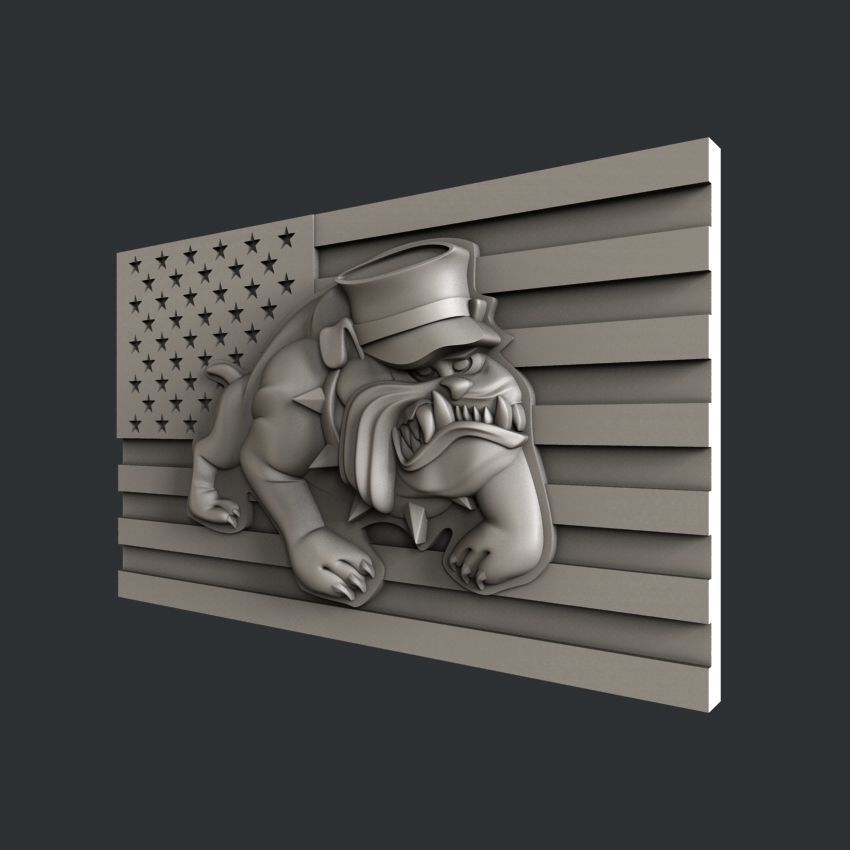 3d STL models for CNC router dog 3D model | CGTrader