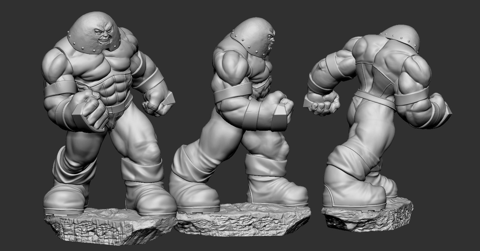 Juggernaut three hulk statues 3D model 3D printable | CGTrader