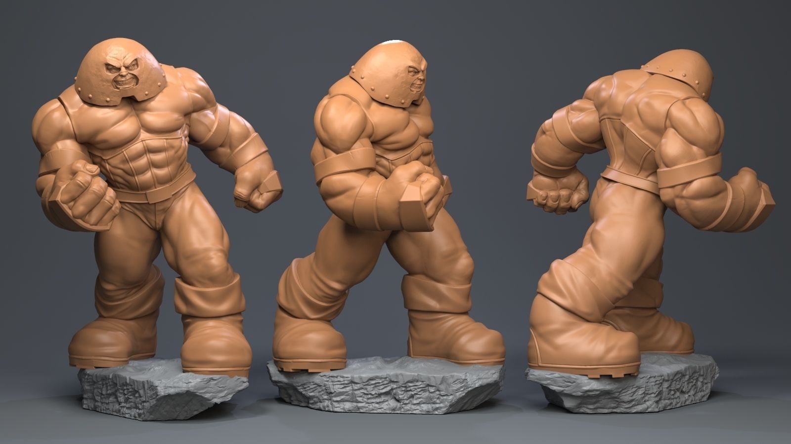 Juggernaut three hulk statues 3D model 3D printable | CGTrader