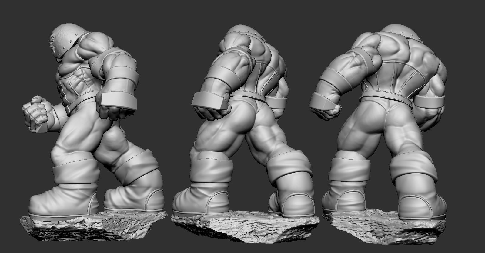 Juggernaut three hulk statues 3D model 3D printable | CGTrader