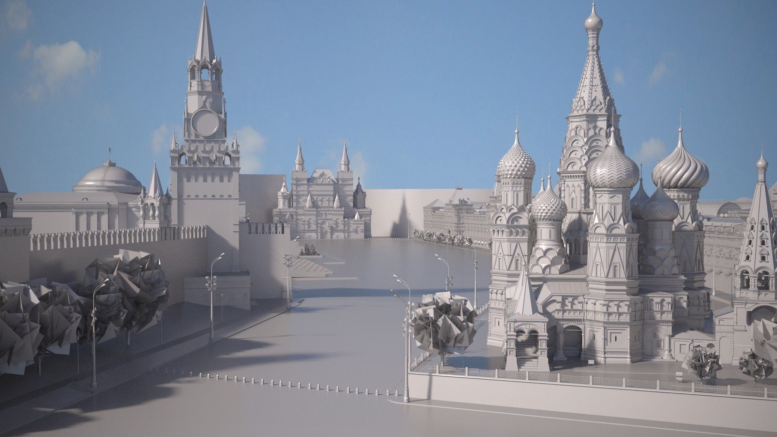 Moscow Red Square Russia 3D model | CGTrader